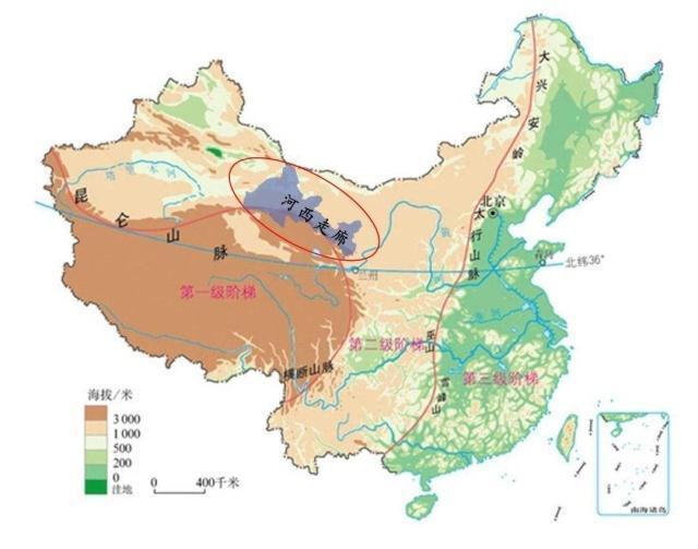 河西走廊路线图_人文历史_中睿百科网